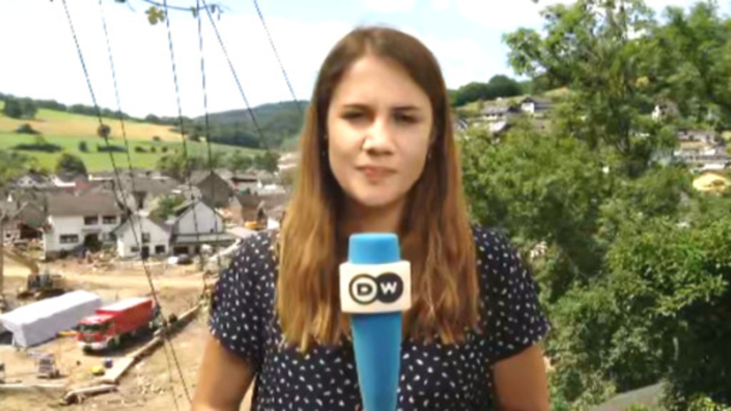 DW's Giulia Saudelli is in Schuld as Merkel arrives – DW – 07/18/2021