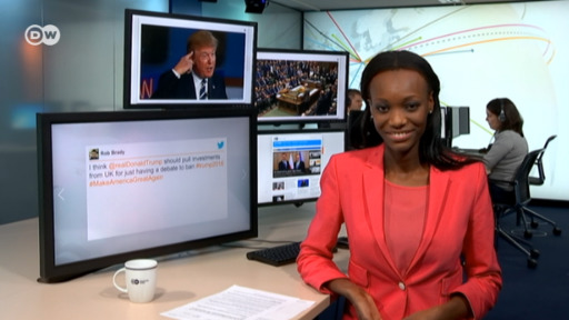 @dwnews - British parliament debates #TrumpBan – DW – 01/18/2016
