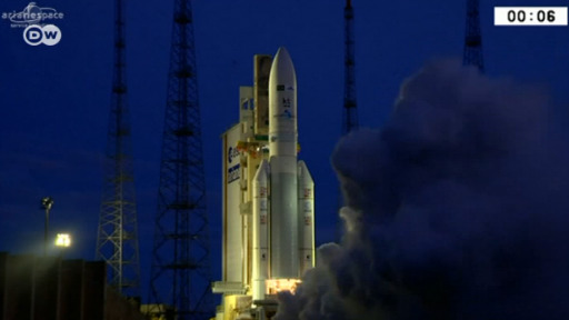 European rocket launches satellites into space – DW – 05/05/2017