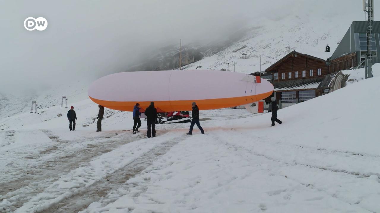 Pesquisadores usam Zeppelin para estudar poluição do ar
